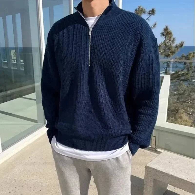 Old Money Zip Sweater | The Old Money